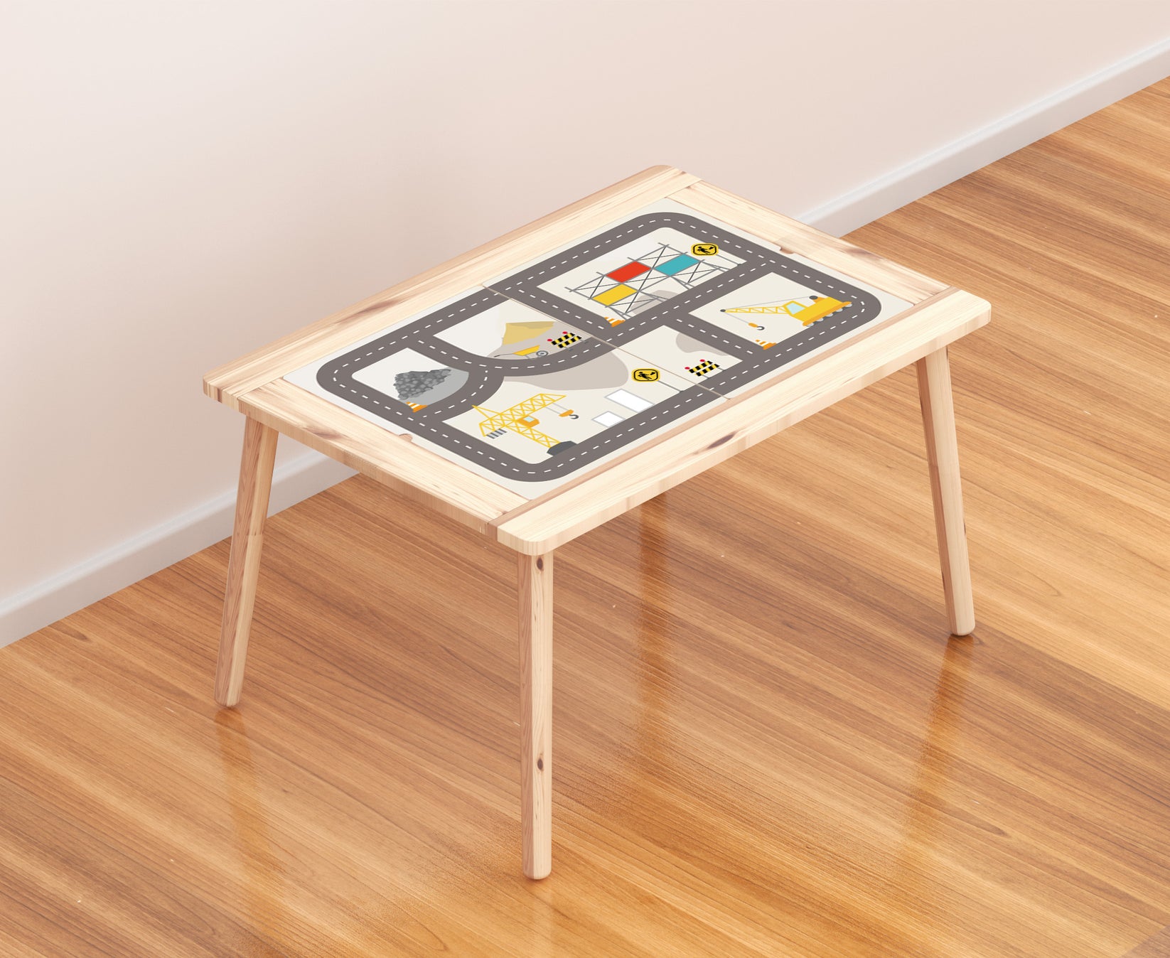 Stickers for children's table FLISAT from IKEA City under construction – stickyhack